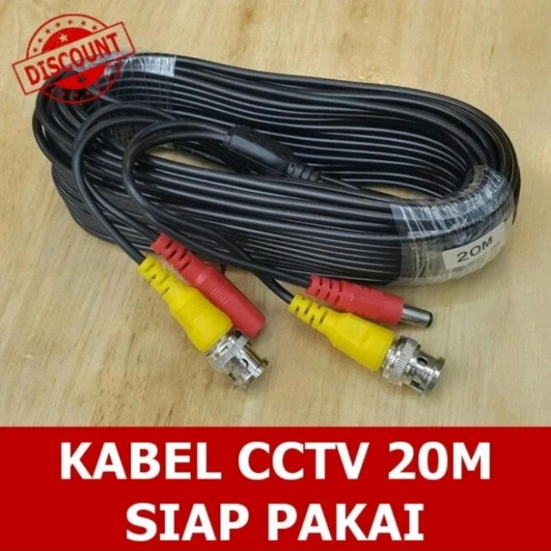 kabel jadi 20 meter tinggal colok siap pakai - Shop | Tokopedia