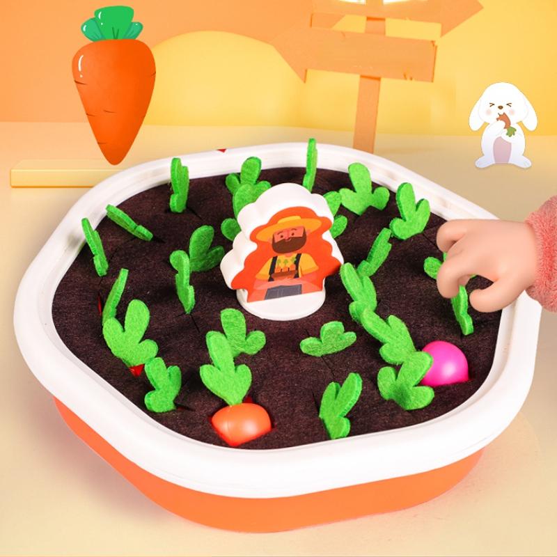 Pull Carrot Set Early Education Parent-child interactive toy - TikTok ...