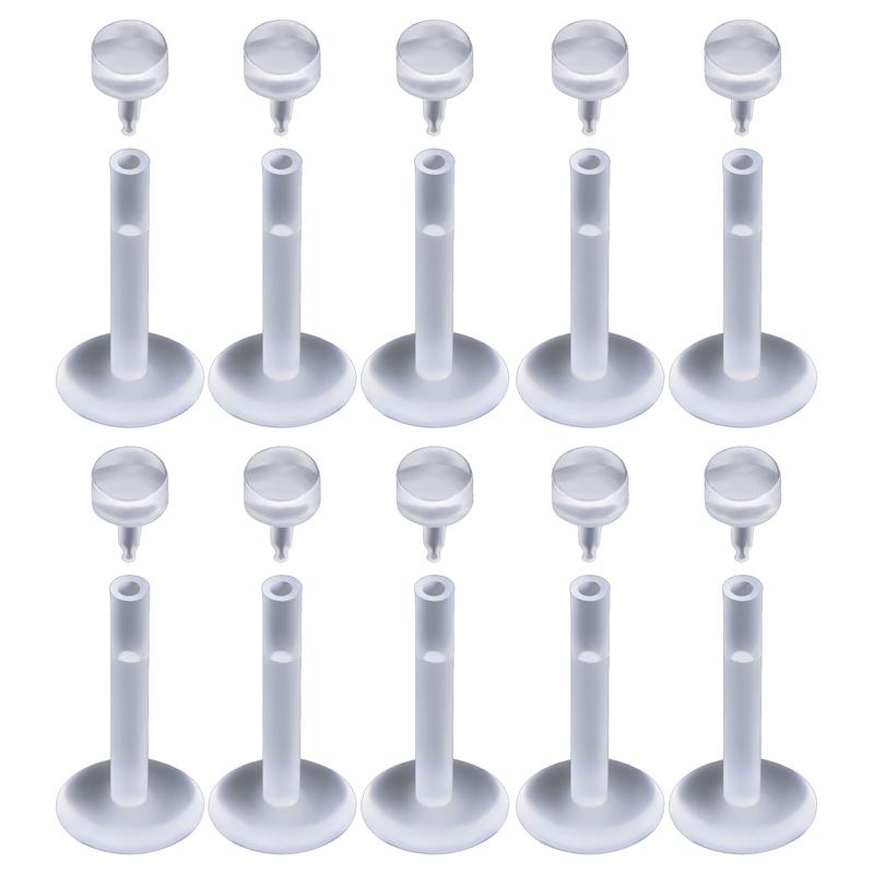 10x Lip Labret Retainer Piercing Jewelry Lip Acrylic Ball Li - TikTok ...