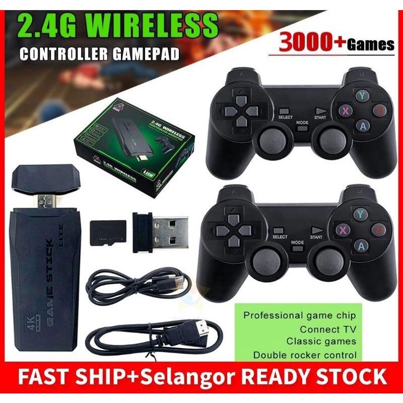 NEW 4K Ultra HD Video Game Console 32G Built-in 3500 Games Retro ...