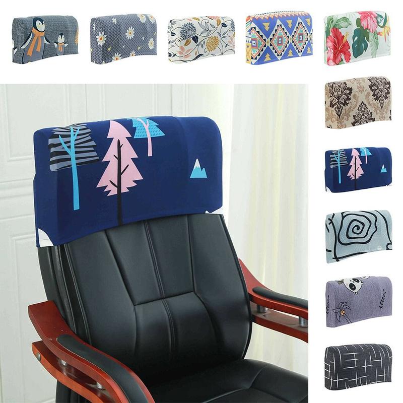 Backrest Head Pillowcase Cartoon Panda Penguin Rose Pattern Elastic ...
