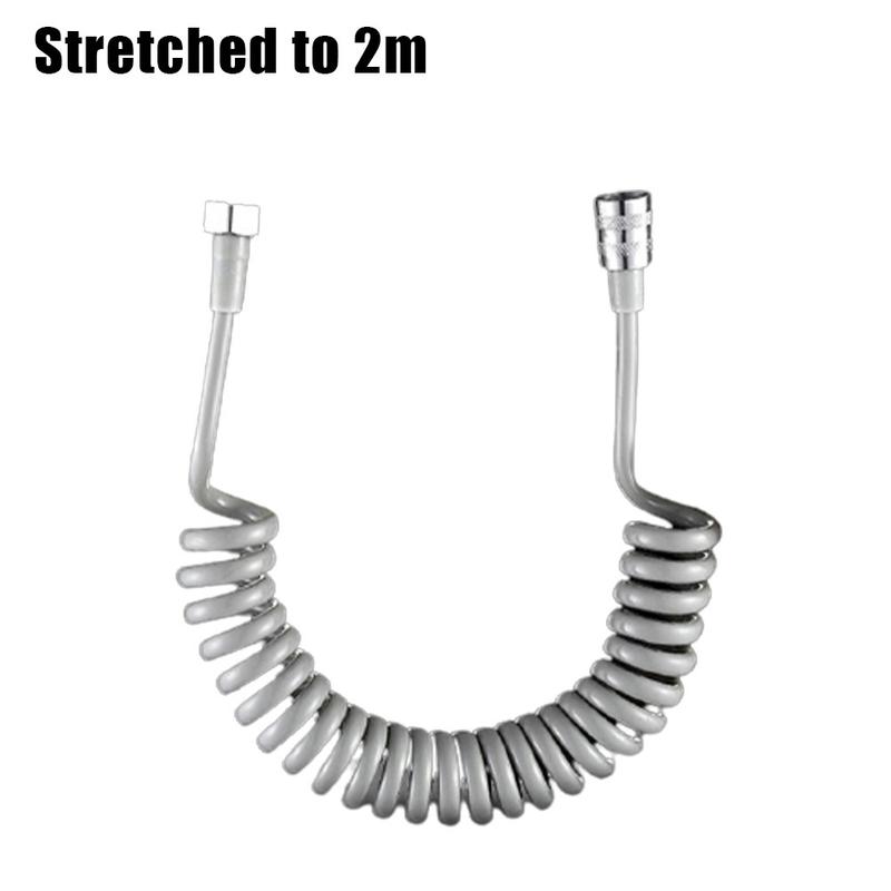 Telephone Line Style Spring Flexible Shower Hose Water Plumbing ...