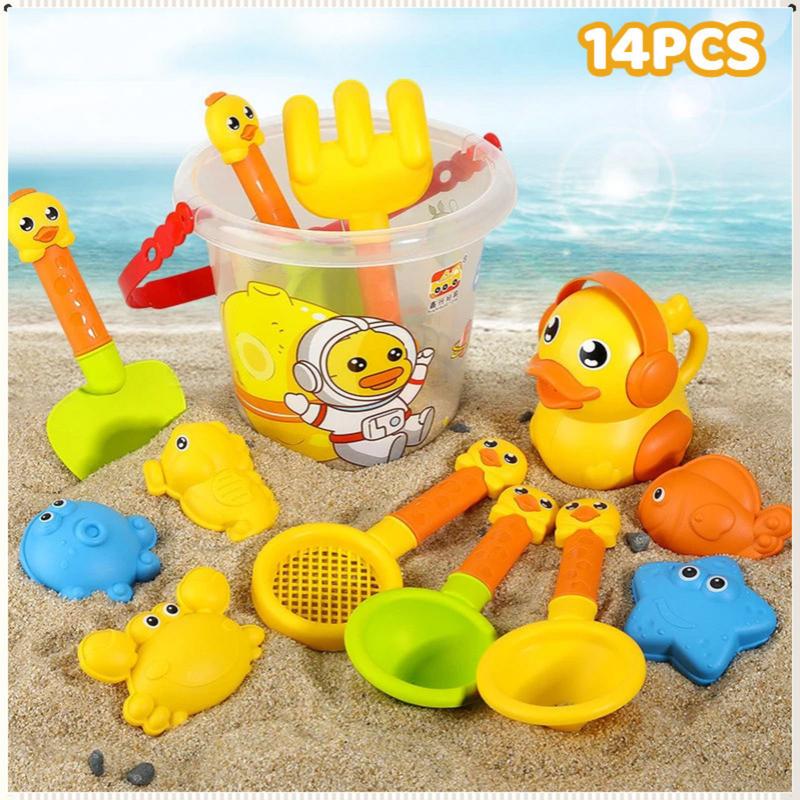 Mainan Pantai, Set 14PCS, Mainan Pasir dan Air Pantai Kanak-kanak ...