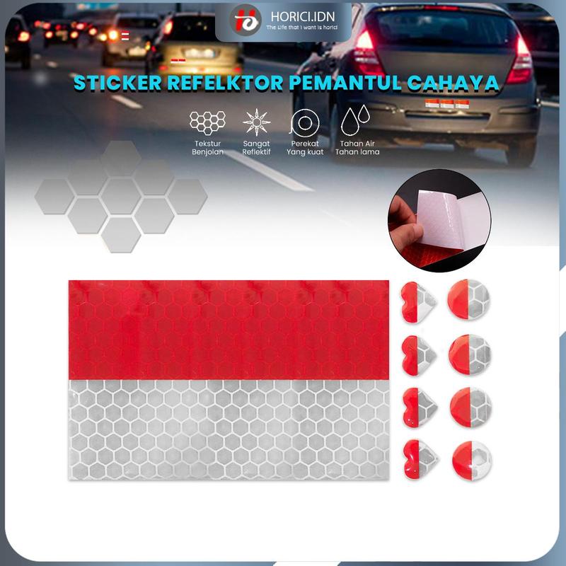 Stiker Bendera Kemerdekaan 17 Agustus reflektor sticker pemantul - Shop ...