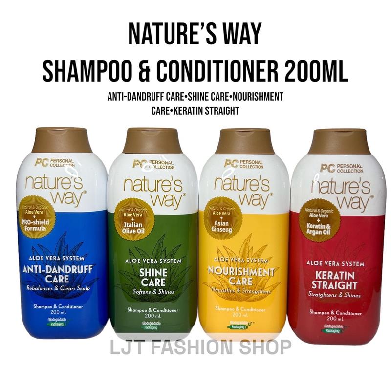 NATURE’S WAY SHAMPOO & CONDITIONER 200ML - TikTok Shop Philippines