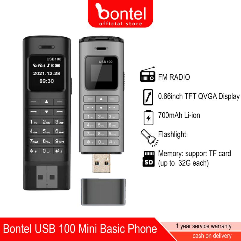 Bontel USB 100, Mini Basic Phone Card Reader ,700mAh Dual Si - TikTok Shop Philippines
