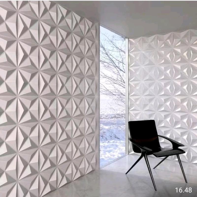 WALL PANEL PVC 3D / UKURAN 50 X 50 / PVC DINDING / DECORASI DINDING ...
