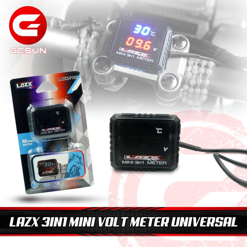 LAZX 3 IN 1 MINI VOLT METER UNIVERSAL-GCSUN - TikTok Shop Philippines