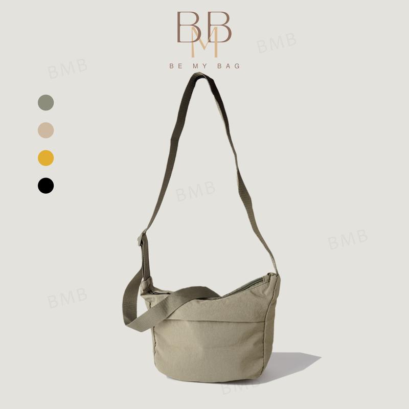 [READY STOCK] 0034 Unisex Canvas Dumpling Bag – Casual 3-Compartment ...