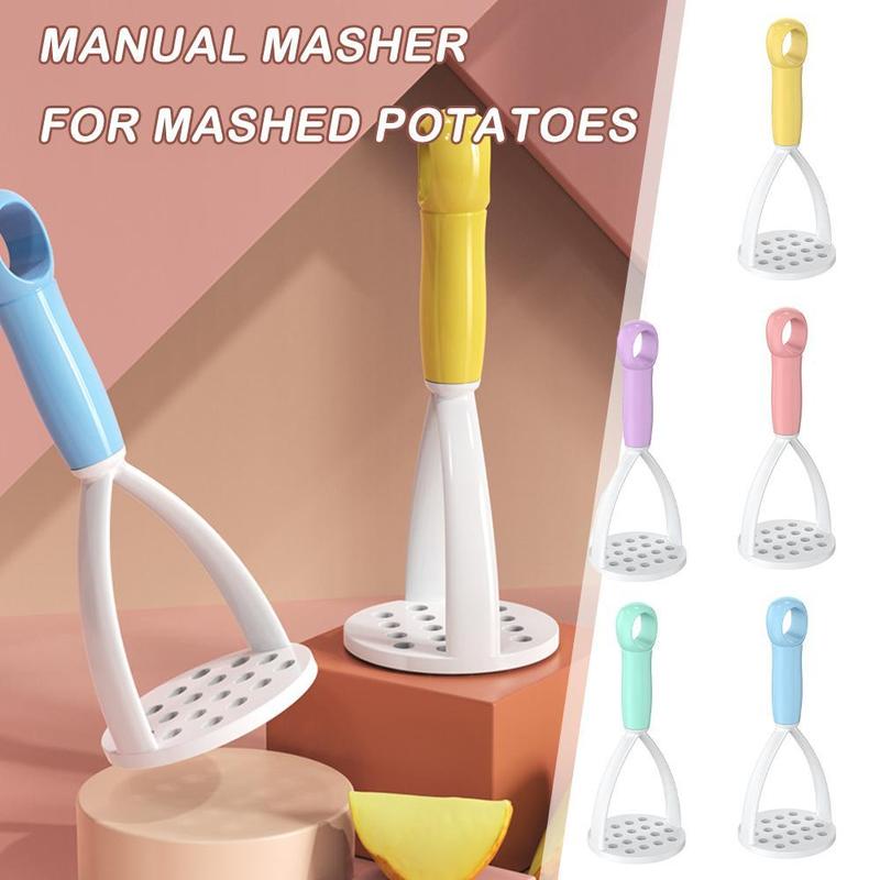 Potato Vegetable Masher Kitchen Portable Manual Grinding Colors 5 ...