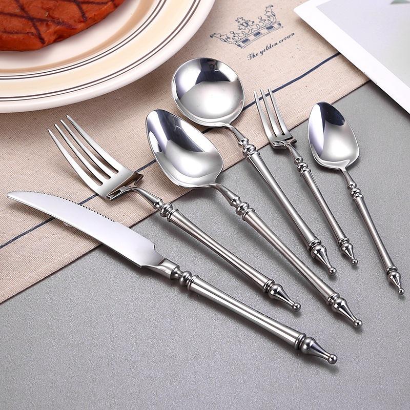 304 Stainless Steel Western Food Tableware Suit High-End Hotel - TikTok ...