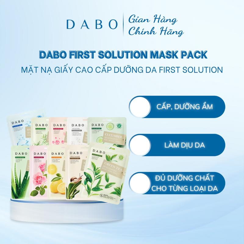 DABO Đắp mặt nạ dưỡng da cấp ẩm làm dịu da Trà xanh/ Lô hội/ - TikTok ...
