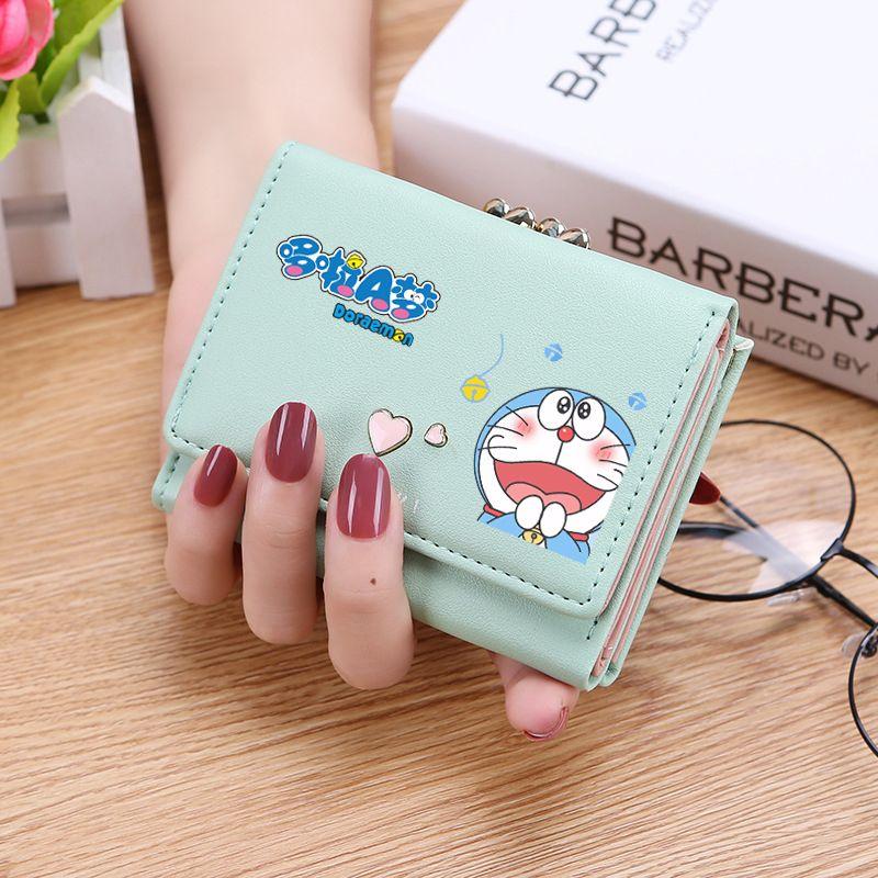 Dompet Doraemon Kecil, Reka Bentuk Comel, Gaya Ins, Penutupa - TikTok ...