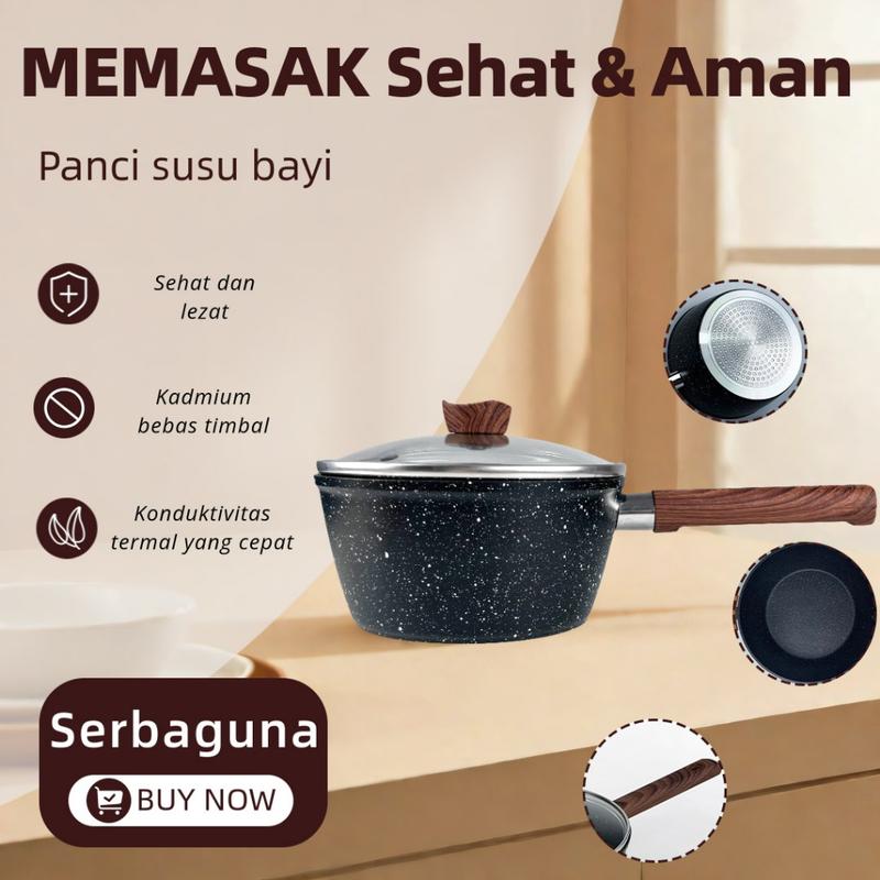 Panci Susu Panci Masak Sup Saucepan Marble Granite Anti Lengket Panci ...