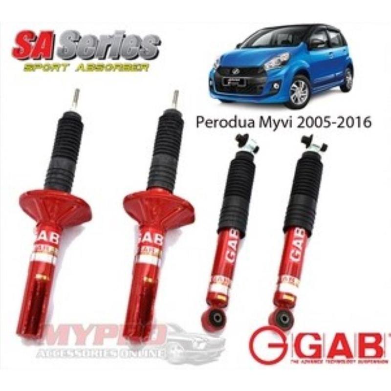 Perodua Myvi 2005-2016 GAB SA Series Heavy Duty Sport Absorber - TikTok ...