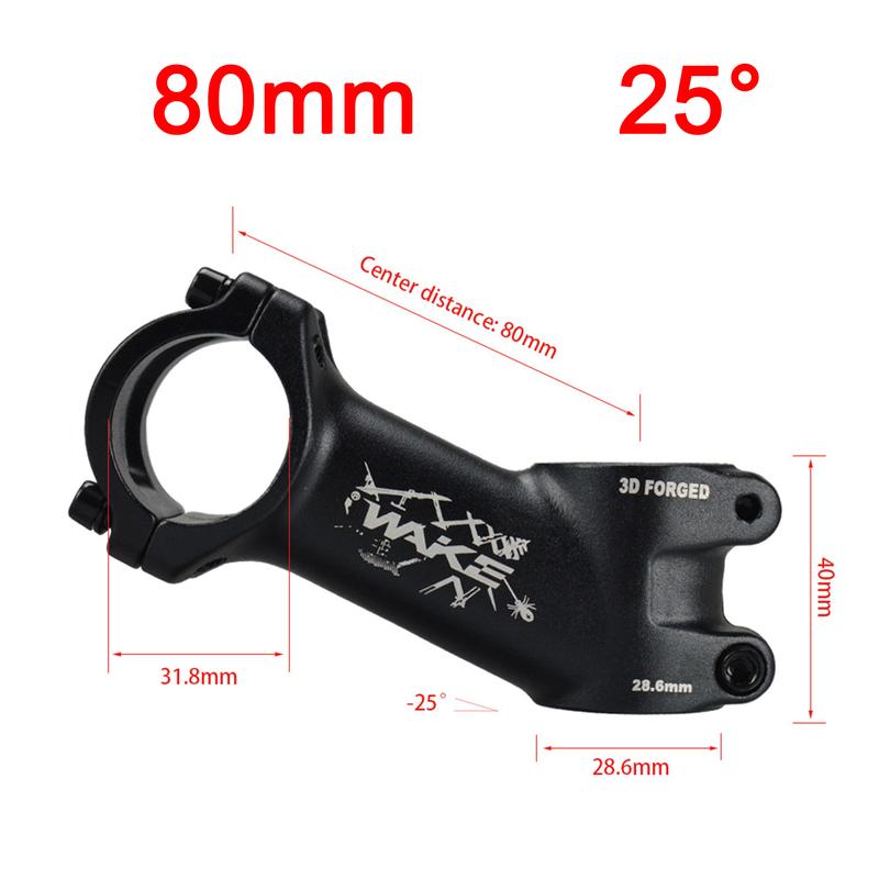 WAKE Bicycle Stem 25 Degree Ultralight 80mm MTB Mountain Bik - TikTok ...