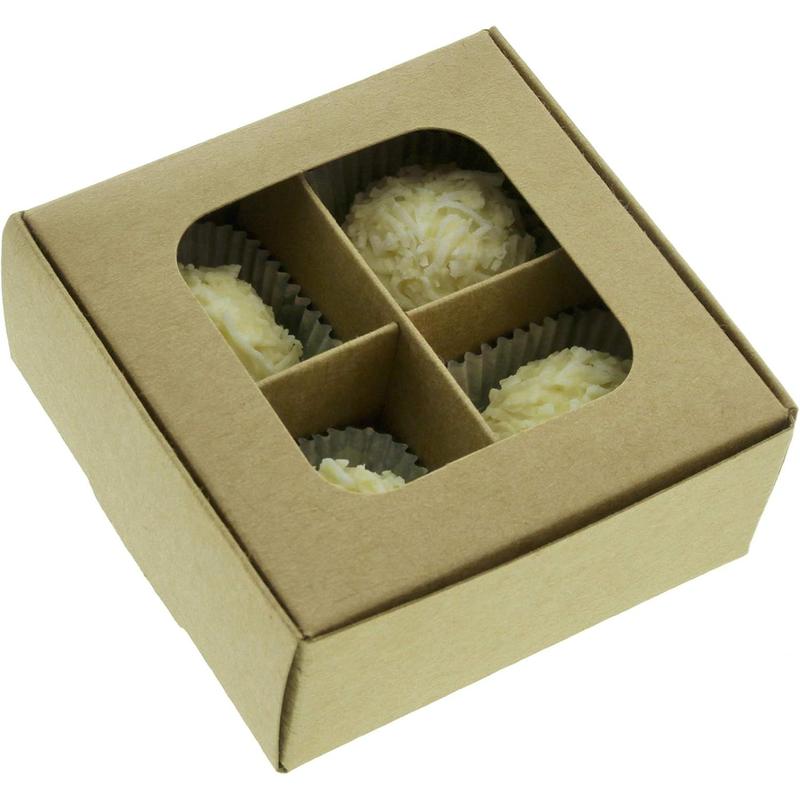 Treat boxes with window and dividers | 4 X-SMALL compartments - TikTok Shop