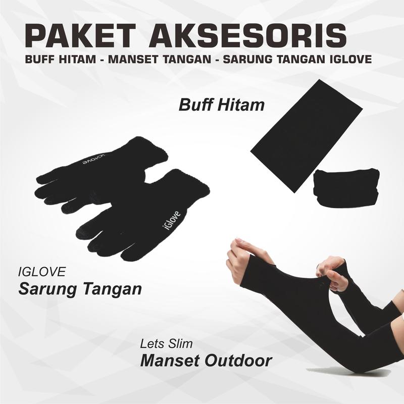 Paket Anti Belang Manset Tangan Olahraga Sarung Tangan I Glove - Shop ...