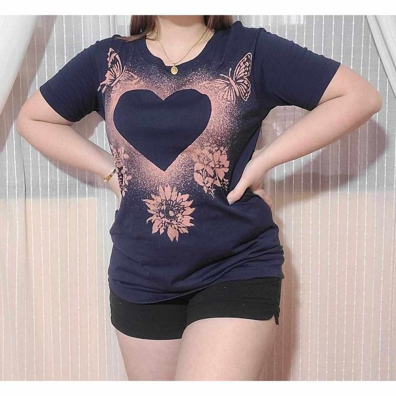 Kemeja-T Keselesaan Kasual Wanita, Lengan Pendek, Ketibaan Baru, - TikTok Shop Malaysia