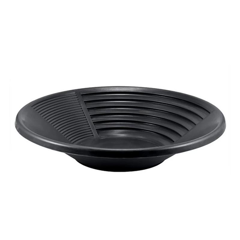 15inch Gold Panning Plate Portable Gold Pan Basin Nugget Mining ...