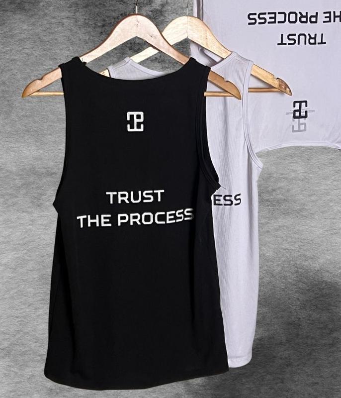 BODY FIT TANK TOP SANDO WITH PRINT (Trust the Process) - TikTok Shop ...