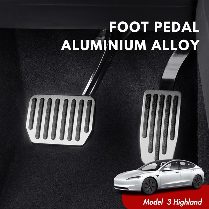 Tesla 2024 Model 3/Y Foot Pedal Set Aluminium Alloy Non-Slip - TikTok ...