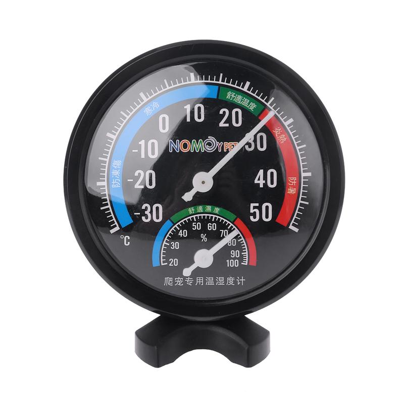 2-in-1 Hygrometer Dial Hygrometer Terrarium Temperature Humidity ...