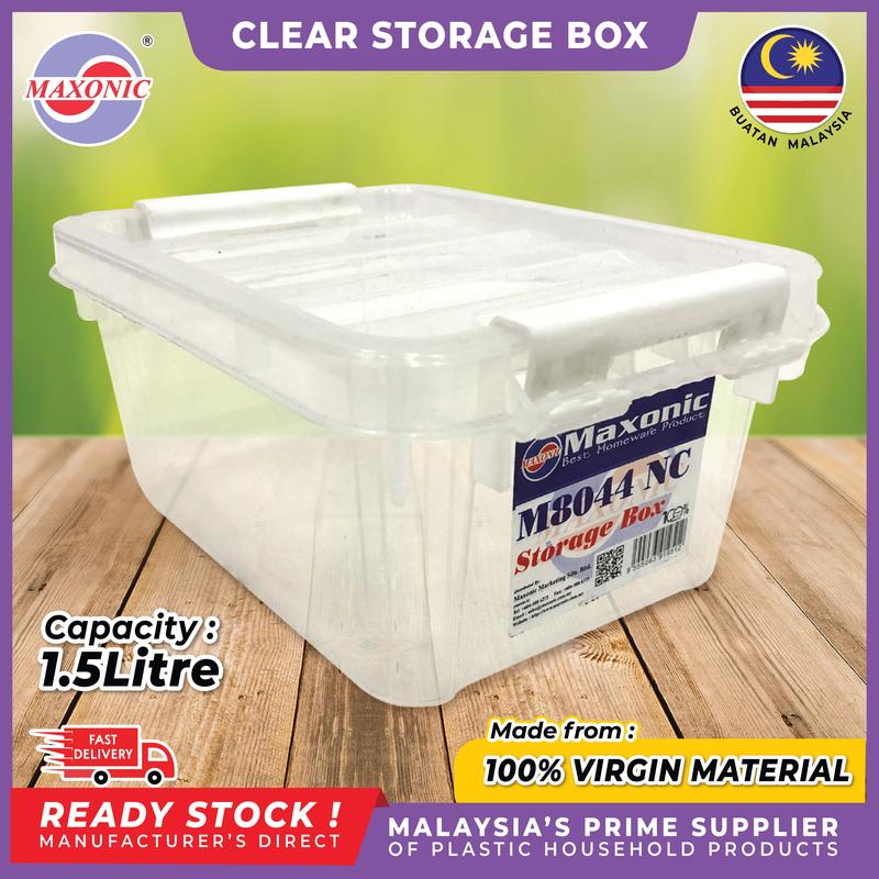 MAXONIC 1.5L MINI STORAGE BOX WITH LOCKABLE CLIP | ACCESSORIES - TikTok ...