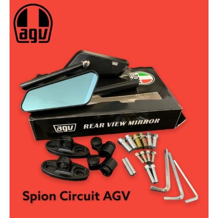 Jual Spion Circuit AGV Racing Premium Model Rizoma Kaca Biru Universal ...