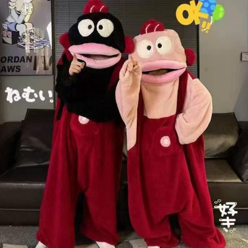 Ugly fish jumpsuit Hinata Shoyo sleepwear cute Usagi Kapibal - TikTok ...