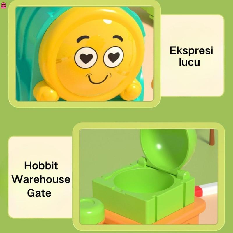 Mainan Kereta Api Anak Edukatif - Set Lokomotif Warna-Warni untuk ...