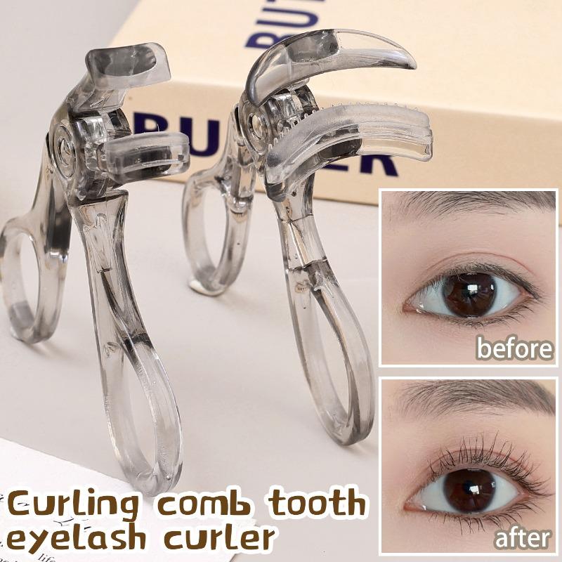 Soft Tooth Frameless Comb Rubber Strip Eyelash Curler Make U - TikTok ...