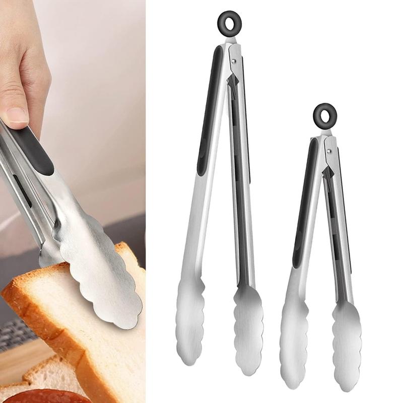 Stainless Steel Clamp Kitchen Multifunctional Tongs For Grilling ...