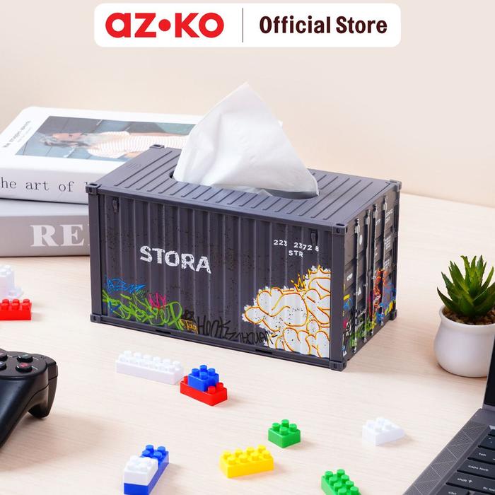 Jual AZKO Stora Kotak Tisu Container Design Tissue Box Holder Tempat ...