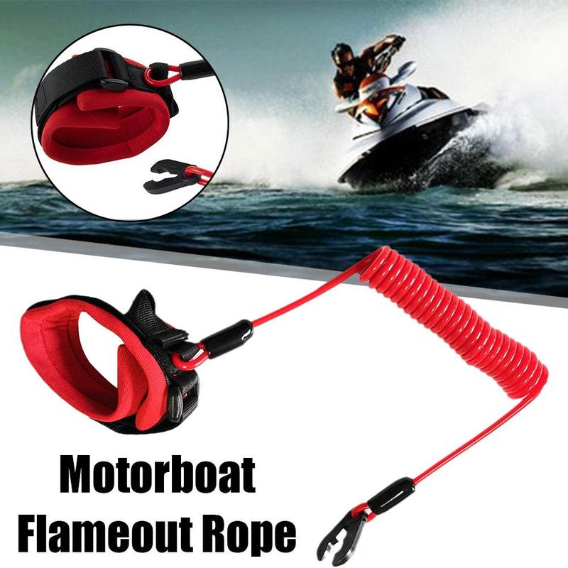 1pc Boat Outboard Engine Motor Lanyard Start Stop Safety Urgenc ...
