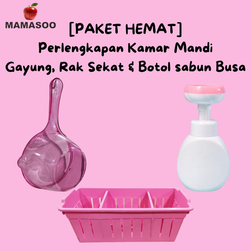 [PAKET HEMAT] MAMASOO PERLENGKAPAN KAMAR MANDI GAYUNG TRANSPARANT ...