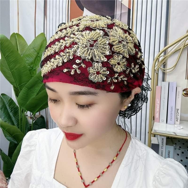 1Pcs Female Turban Cap Bonnet Muslim Turban Hat Phoenix Tail - TikTok ...
