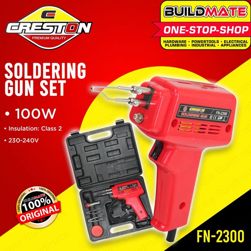 CRESTON Soldering Iron Gun Set 100W FN-2300 High Quality •BUILDMATE ...