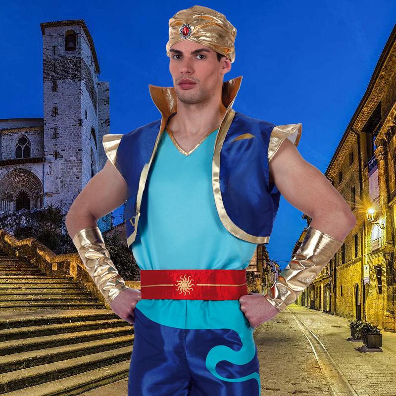 Kostum Raja Arab, Cosplay Halloween, Lampu Pesta Putera Aladdin ...