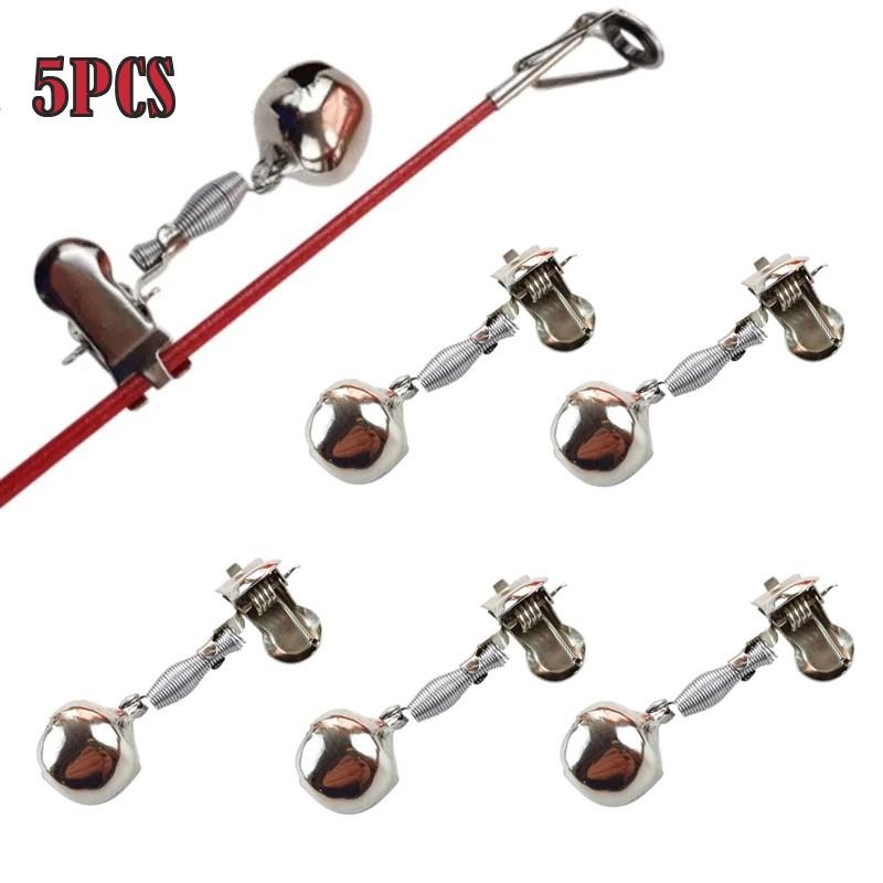 5pcs Fishing Alarm Tip Single Alarm Bell Night Fishing Rod Bait ...