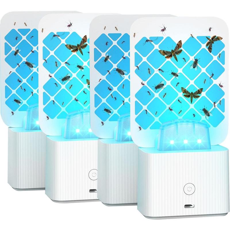 Fruit Fly Traps for Indoors, 4 Traps+20 Sticky Refills, Bug Gnat Traps ...