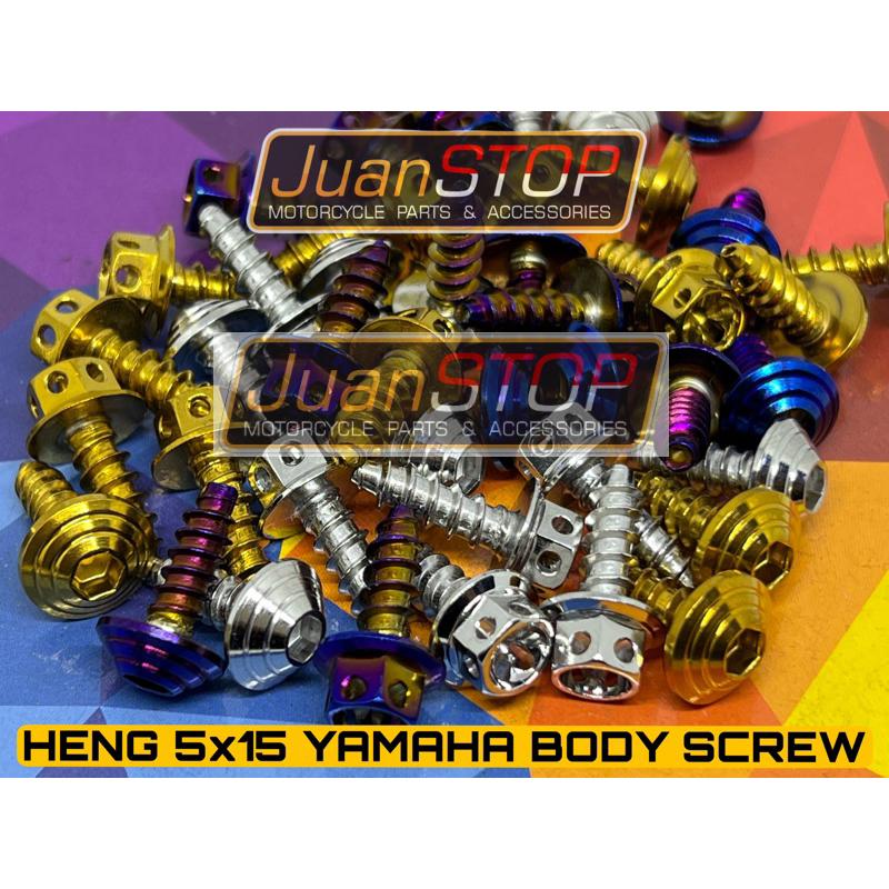 Heng 5x15 Body Screw for Yamaha (Sold per Piece) - TikTok Shop Philippines