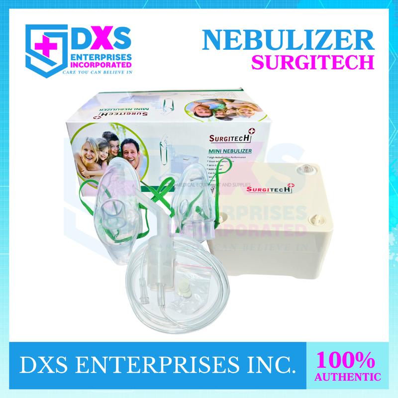 BRAND NEW MINI NEBULIZER MACHINE WITH COMPLETE SET INHALER RESPIRATORY ...