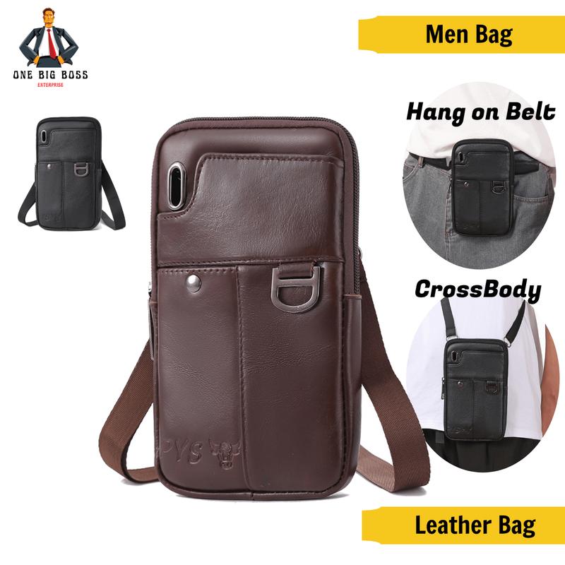 Lelaki Kulit Tali pinggang Beg Handphone Beg pinggang Beg Pouch ...