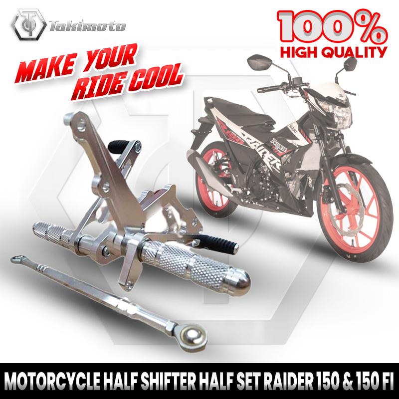 TAKIMOTO MOTORCYCLE HALF SHIFTER HALF SET RAIDER 150 & 150 F - TikTok ...