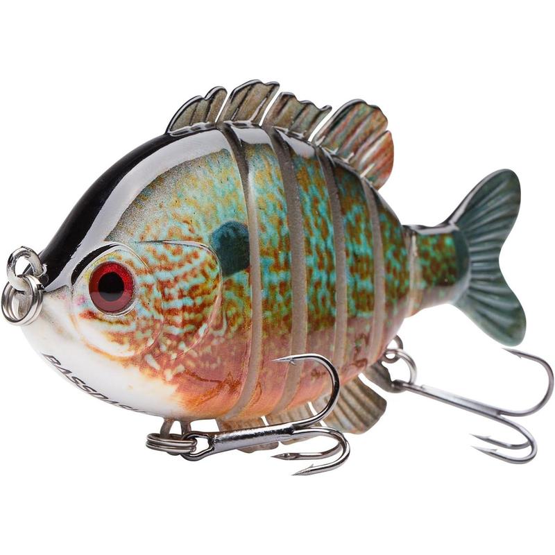 SwimPanfish Multi Jointed Panfish Bluegill Swimbaits Hard Topwater Bass ...