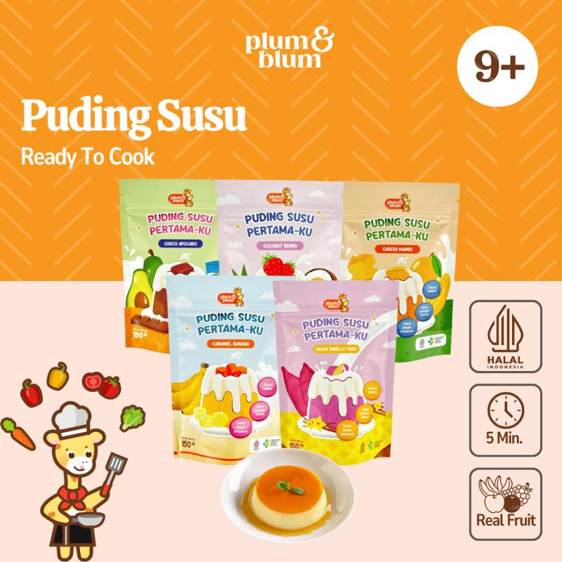 Plum & Blum Silky Puding Susu Buah Snack Mpasi - 150 gram - Shop ...