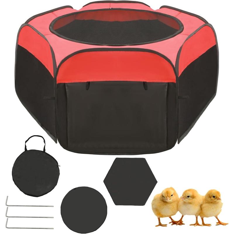 Chicken Brooder Box for Chick Starter Kit - 2025 Upgrade Double Door ...