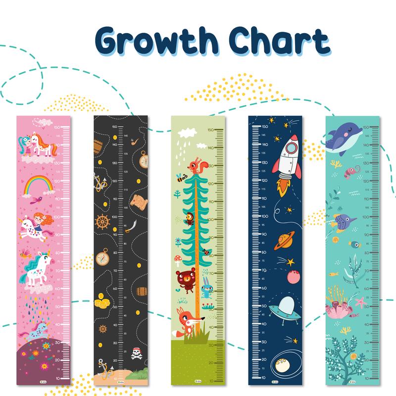 Lembar Belajar Growth Chart - Pengukur Tinggi Badan Anak Aesthetic ...