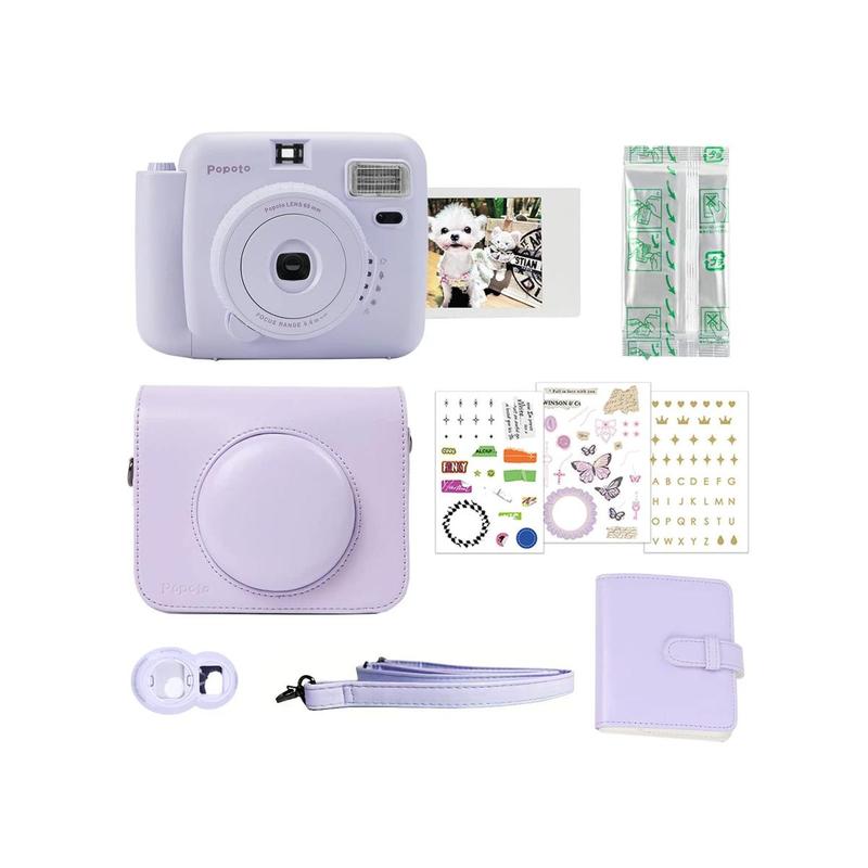 popoto Popoto Instant Camera Gift Bundle Color Photo In A Minute E Same ...